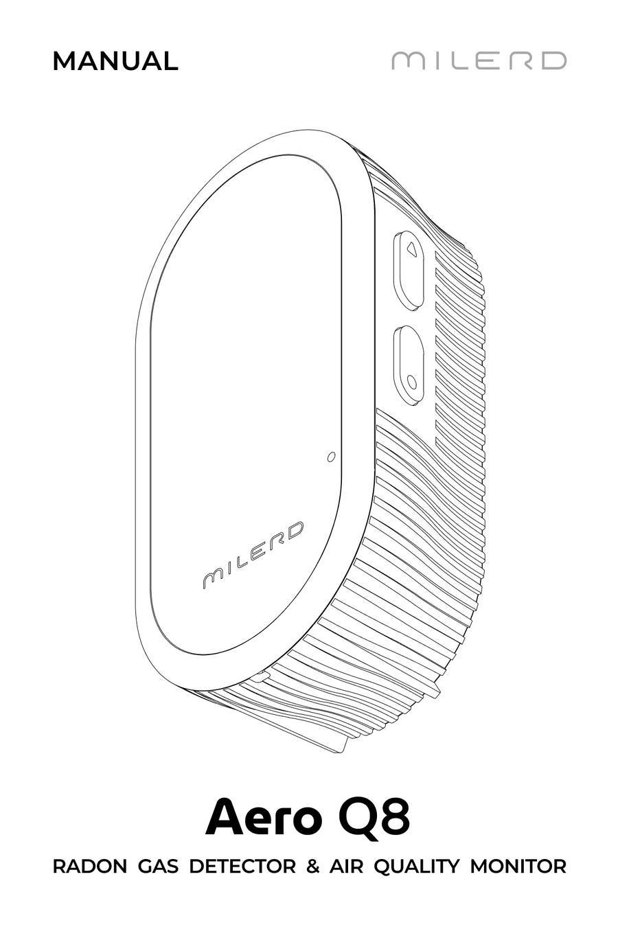 Milerd Aero Q8 | Buy Home Radon Gas Detector